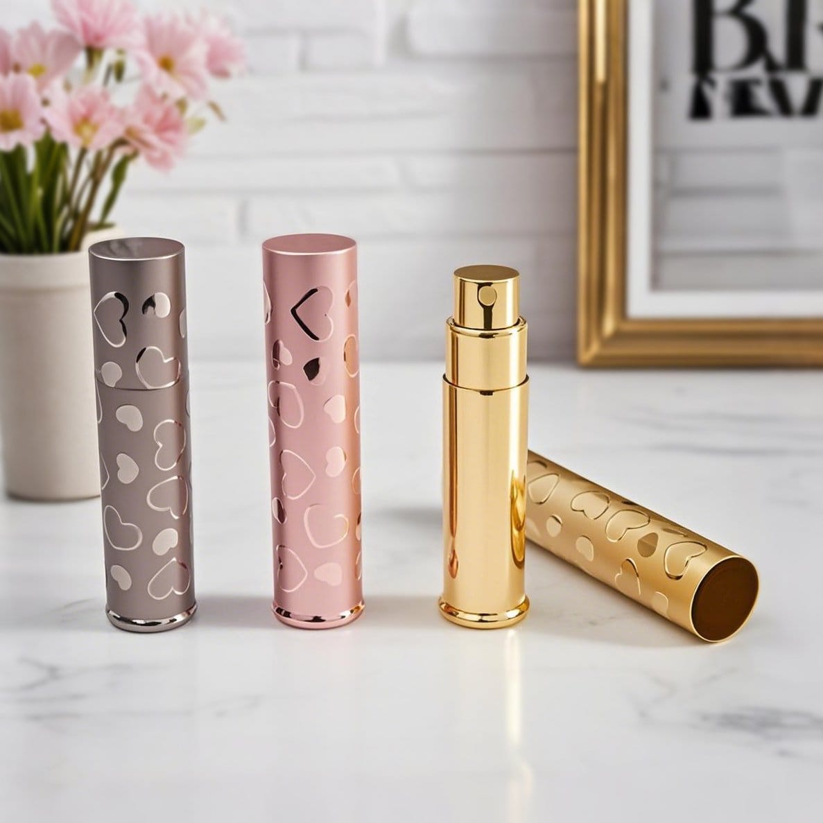 Custom Logo Engraved Perfume Bottle & Atomizer Supplier